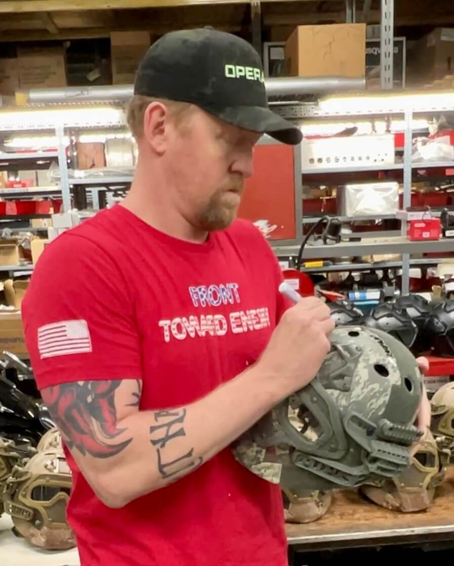 Robert O'Neill Signed "The Operator" Mini Helmet – The Operator Collection